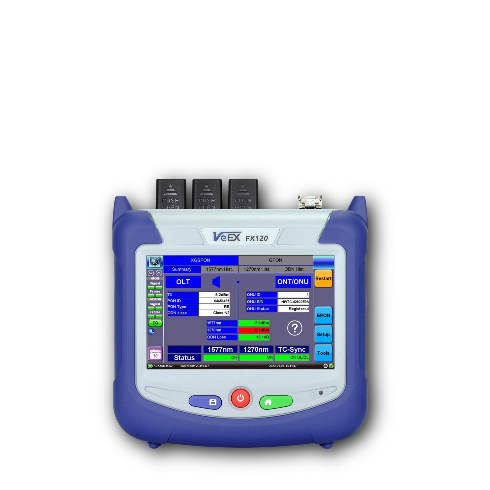 VeEX | FX120 PON Analyzer and Multi-Gig Service Test Set | #Z06-05-102 ...