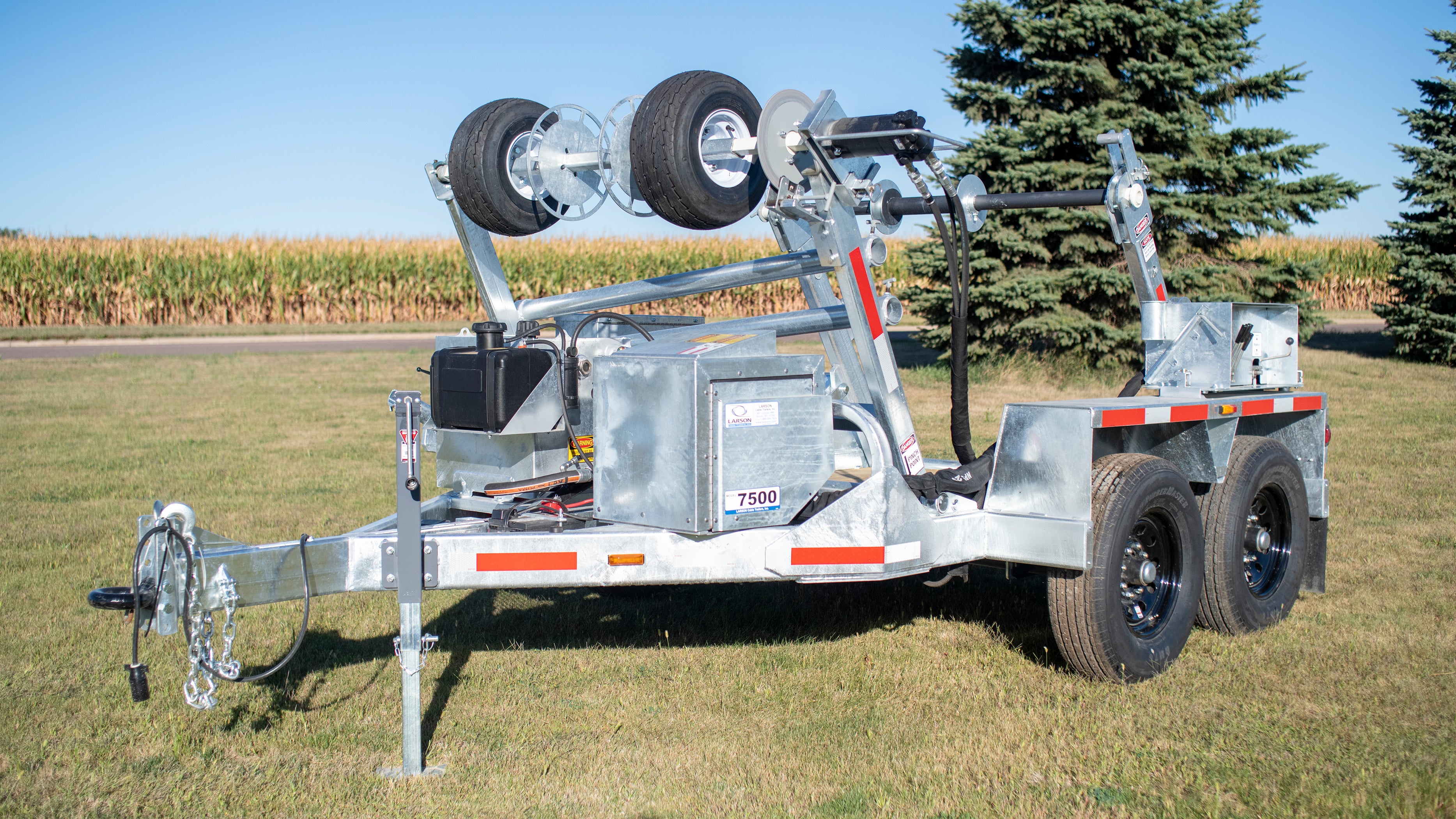 LARSON CABLE TRAILERS | Tandem Axle Cable Trailer | #7500G — Destiny ...