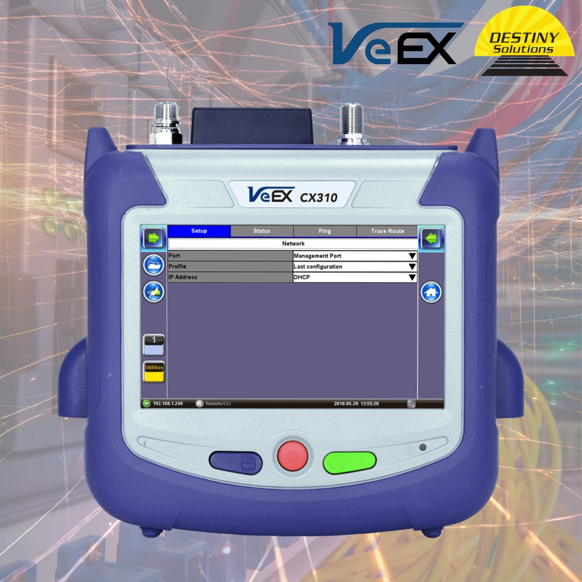 VeEX High Split-Dual Mac CX310 DOCSIS 3.1 Modem Meter | Veex CX-310 Fr ...